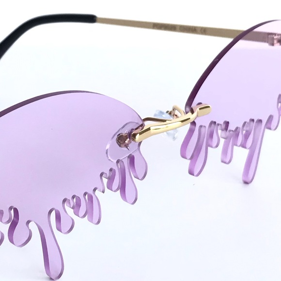 Accessories | Drip Sunglasses Lavender Party Costume Glasses | Poshmark